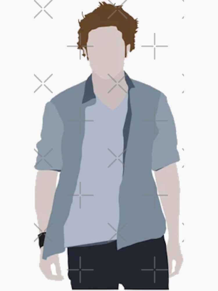 "Edward Cullen" Sticker by lindsalexandra | Redbubble