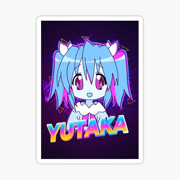 "Yutaka Kobayakawa | Lucky Star" Sticker by GNUAnime | Redbubble