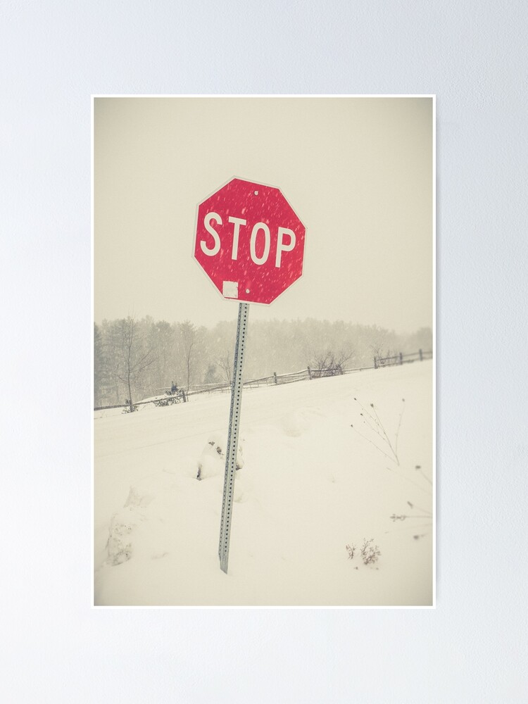 "Stop Sign" Poster for Sale by peanutroaster | Redbubble