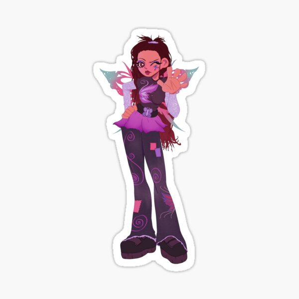 Pegatina «duendecillo de la moda bratz» de codenox | Redbubble