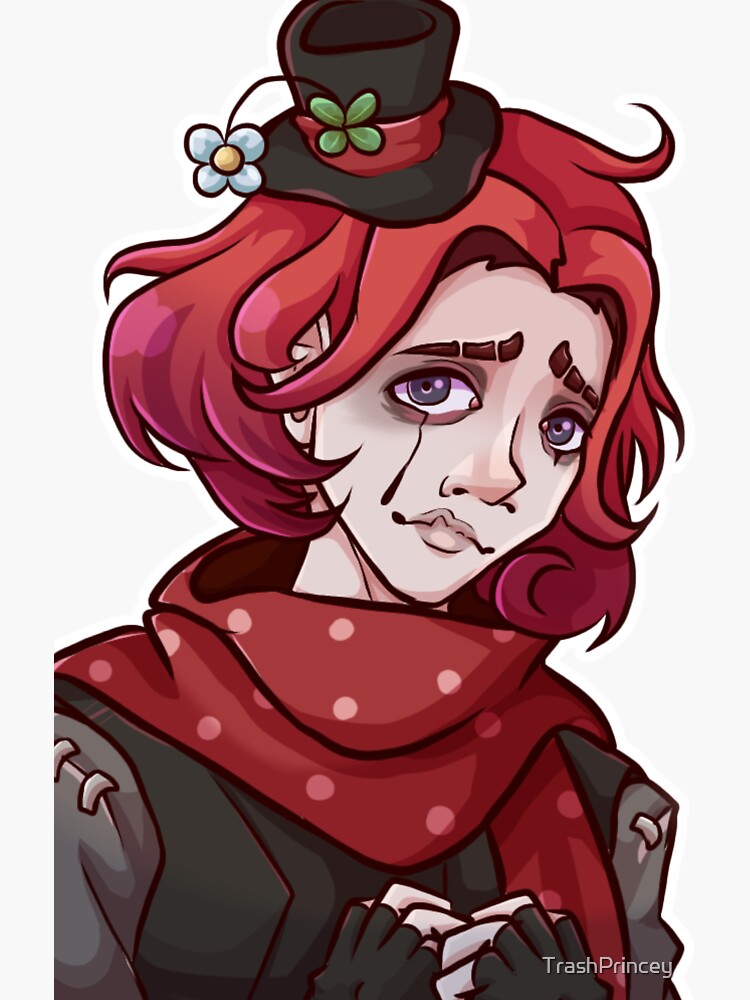"Weeping Clown / Joker || Identity V" Sticker for Sale by TrashPrincey ...