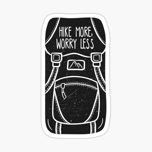 "Hiking Backpack" Sticker for Sale by krimons | Redbubble