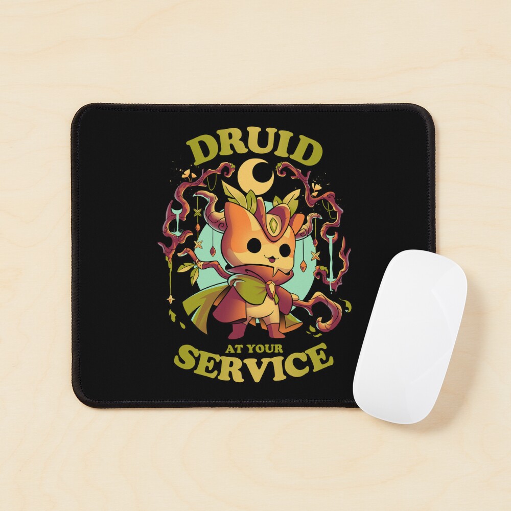 "Druid's Call - Cute Cat Gamer" Essential T-Shirt for Sale by Snouleaf ...