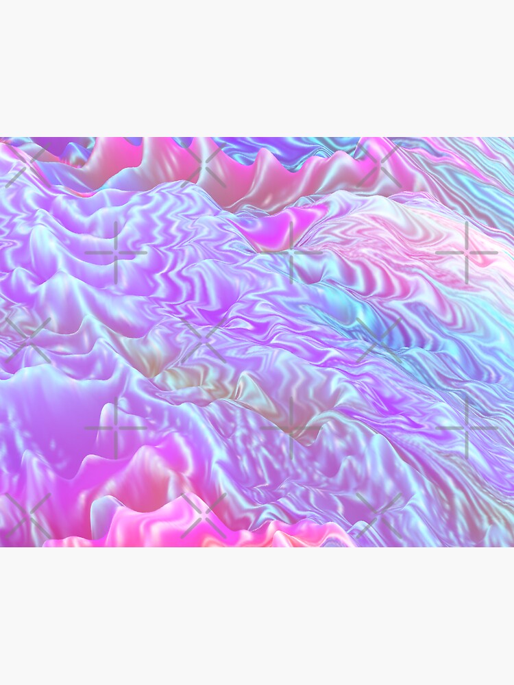 "Pink, Purple and Blue Glitch Art" Sticker by DoubleEtees | Redbubble