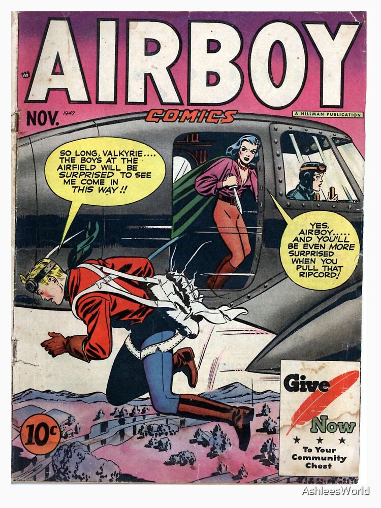 "Airboy - Vintage Comic Book Collection " T-shirt for Sale by ...