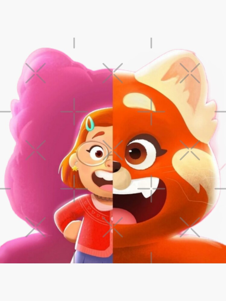 "Turning Red " Sticker for Sale by ALAnimes | Redbubble