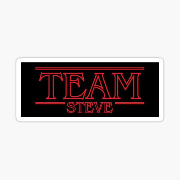 "Team Steve - Stranger Things inspired design" Sticker for Sale by ...