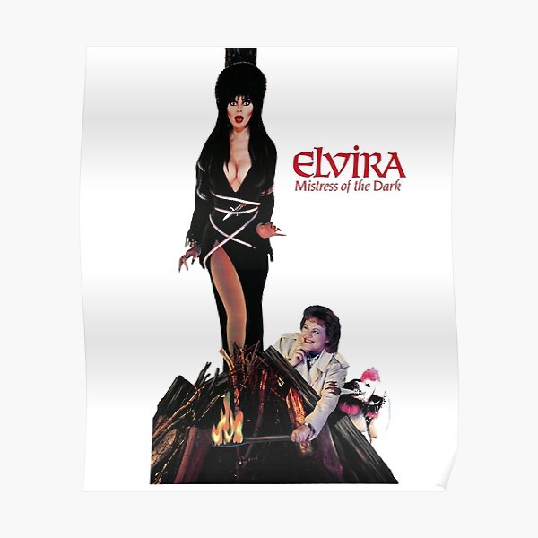 "Elvira: Mistress of the Dark Movie Vintage 70s" Poster for Sale by ...