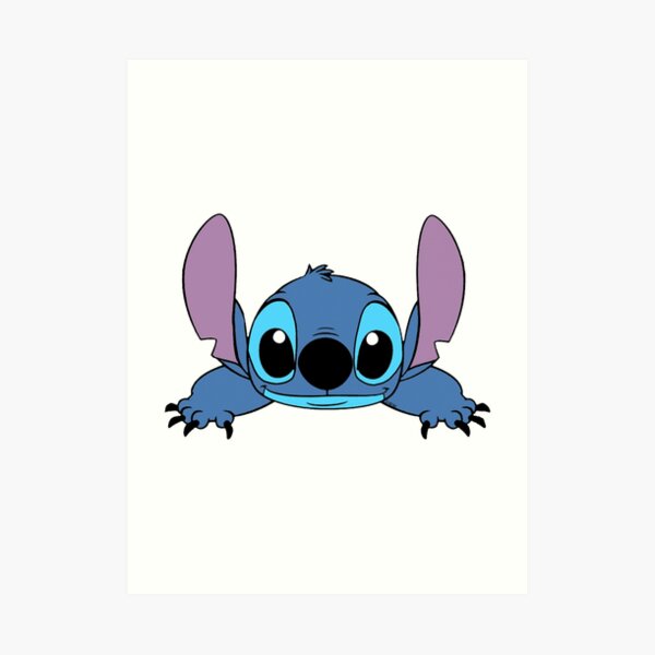 "lilo and stitch stitch head" Art Print for Sale by JakeGoodwin | Redbubble