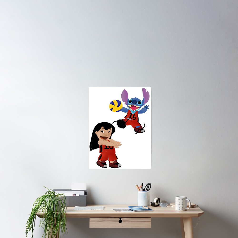 "Lilo and Stitch Volleyball Art" Poster for Sale by JakeGoodwin | Redbubble
