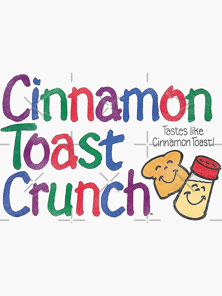 "Cinnamon Toast Crunch" Sticker by Matrix-Store | Redbubble