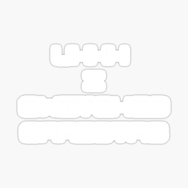 "uhhh i switched baristas " Sticker for Sale by MacknMaess | Redbubble