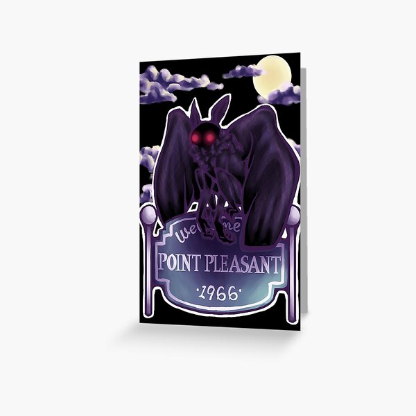 "Mothman" Greeting Card for Sale by caitiecatart | Redbubble