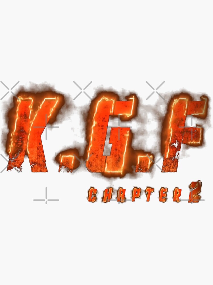 "KGF a KGF a KGF" Sticker for Sale by gretad55 | Redbubble