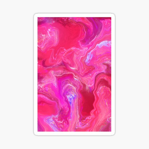 "pink overload" Sticker by Hope-01 | Redbubble
