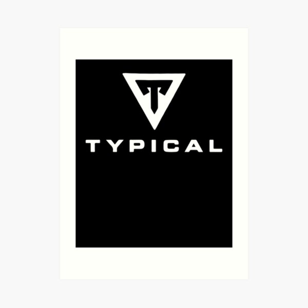 "Typical Gamer Merch Typical Gamer Analogue Reflective" Art Print by ...