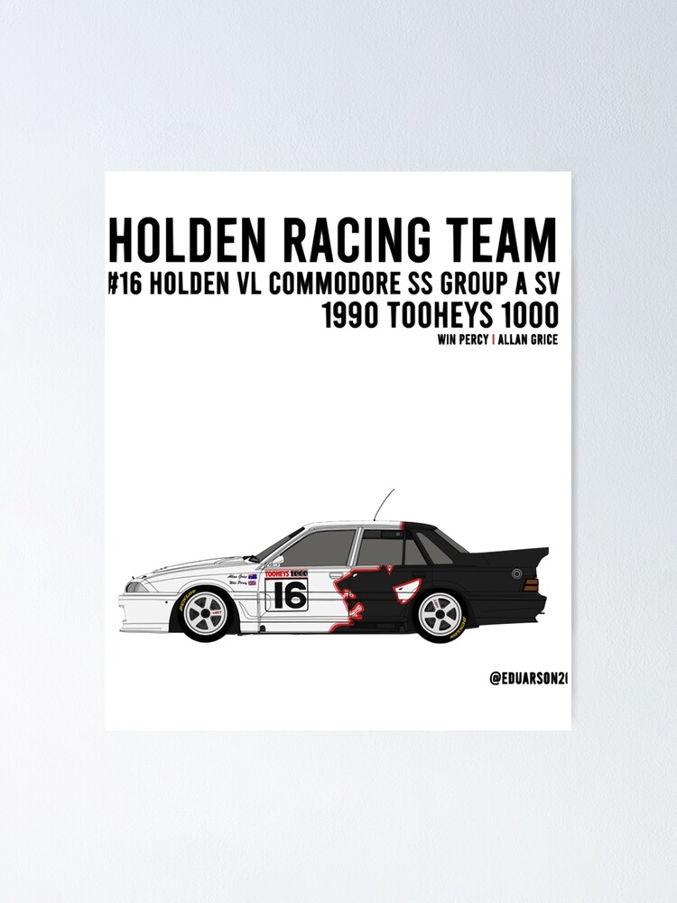 "16 Holden VL Commodore SS Group A SV. " Poster by Spaspart | Redbubble