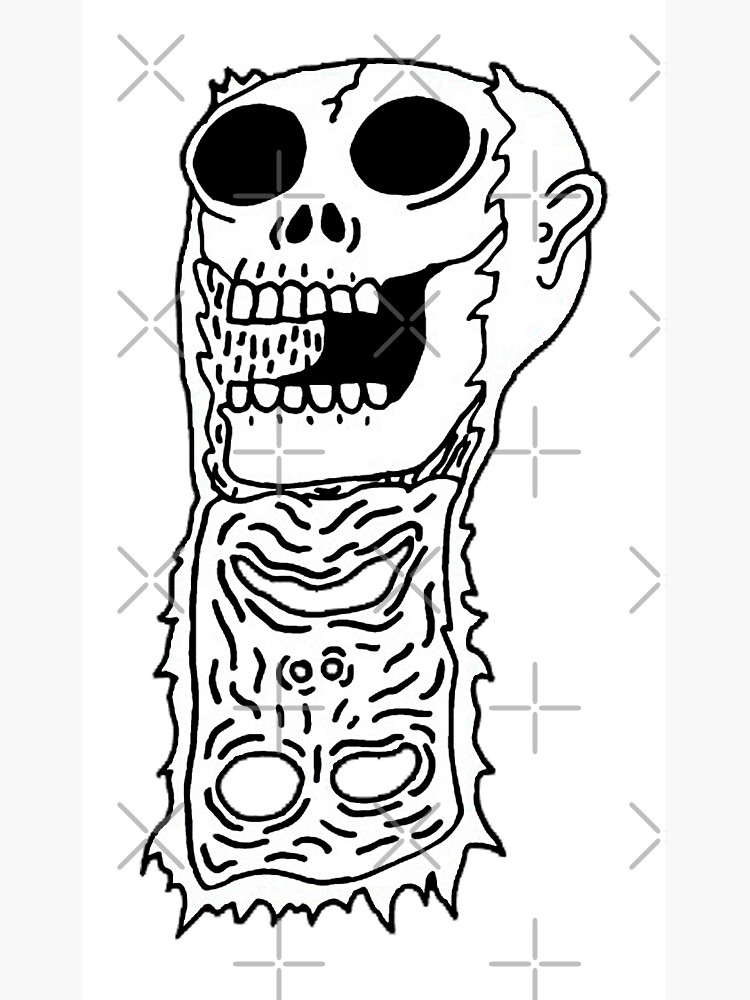 "Ripped Face" Art Print by RNDR | Redbubble