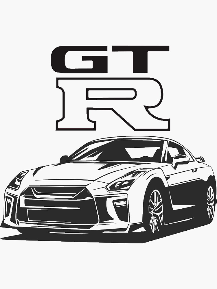 "Nissan skyline GT-R " Sticker by MzDesigns- | Redbubble