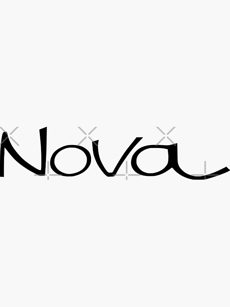 "Chevy Nova " Sticker for Sale by FrancinyEhlke | Redbubble