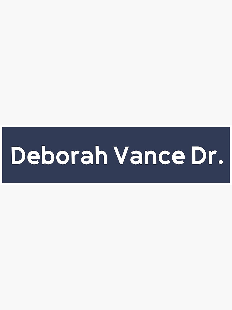 "Deborah Vance Drive" Sticker by hefans | Redbubble