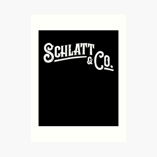 "Jschlatt Merch Jschlatt Schlatt & Co Logo" Art Print for Sale by ...