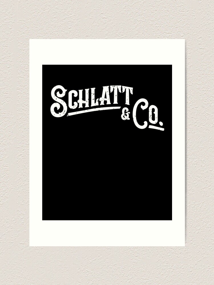 "Jschlatt Merch Jschlatt Schlatt & Co Logo" Art Print for Sale by ...