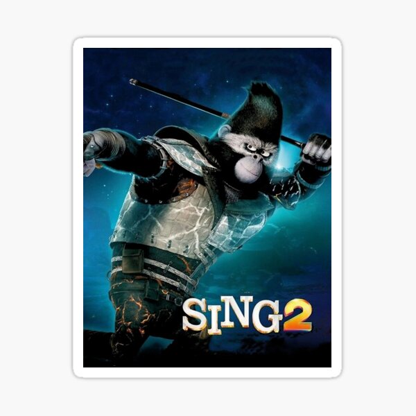 "Johnny Sing 2 Poster" Sticker by jeppersonlula | Redbubble