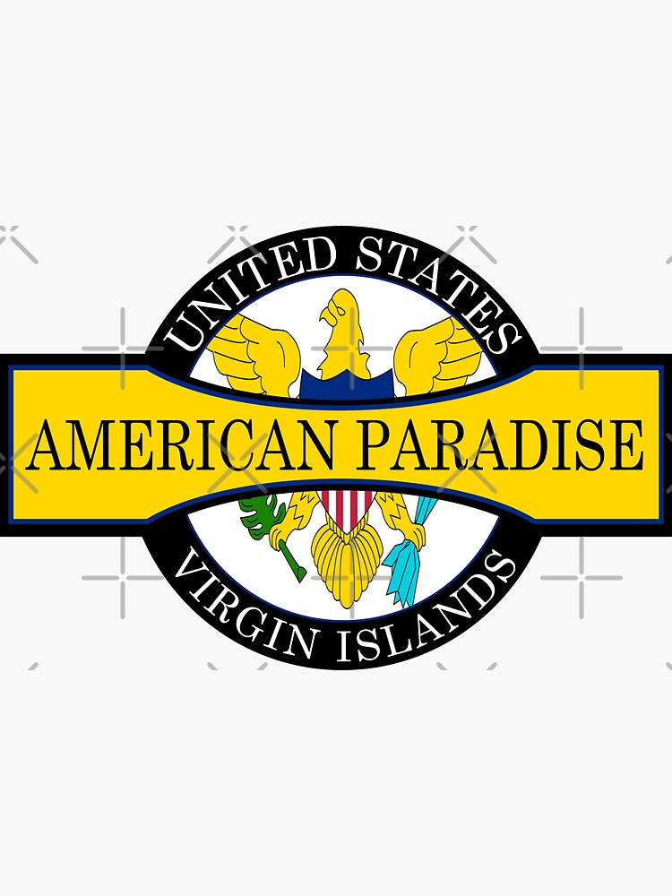 "U.S. Virgin Islands" Sticker by ACD74 | Redbubble