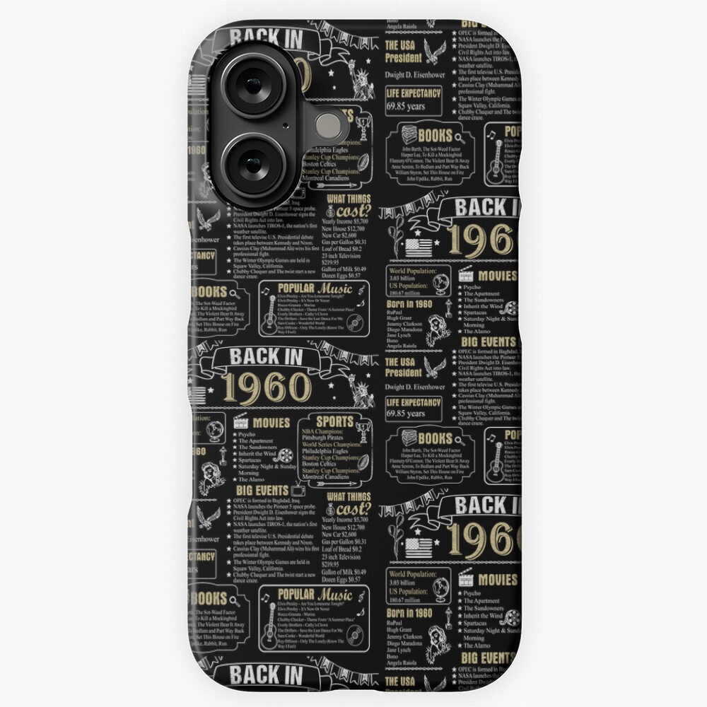 "Birthday Anniversary 1960 History Back in 1960" Poster for Sale by ...