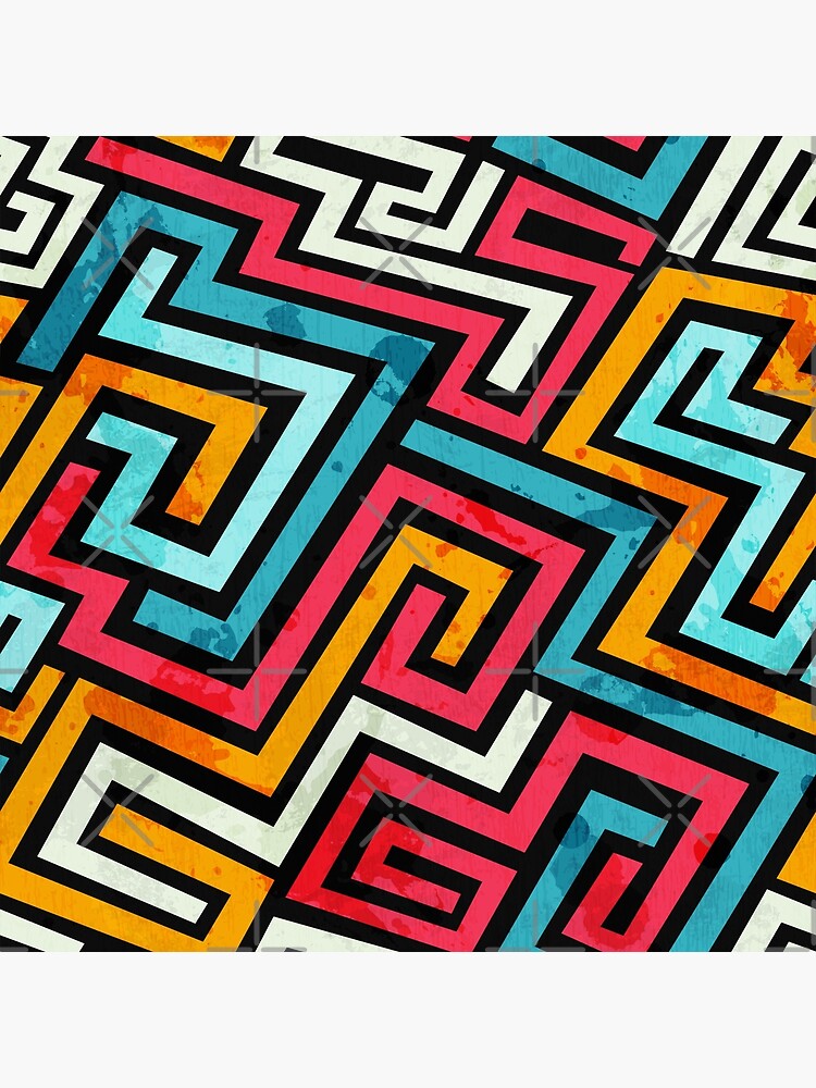"Tribal Maze Pattern" Poster for Sale by renju1902 | Redbubble