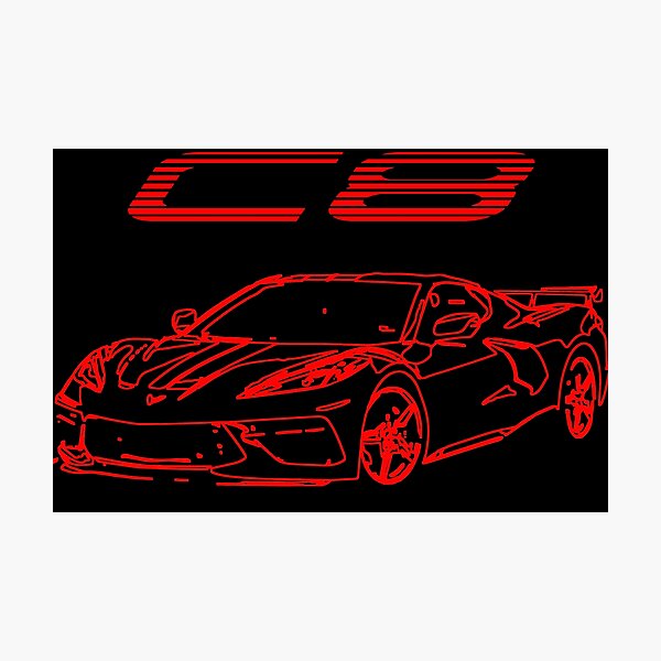 2022 Corvette Outline