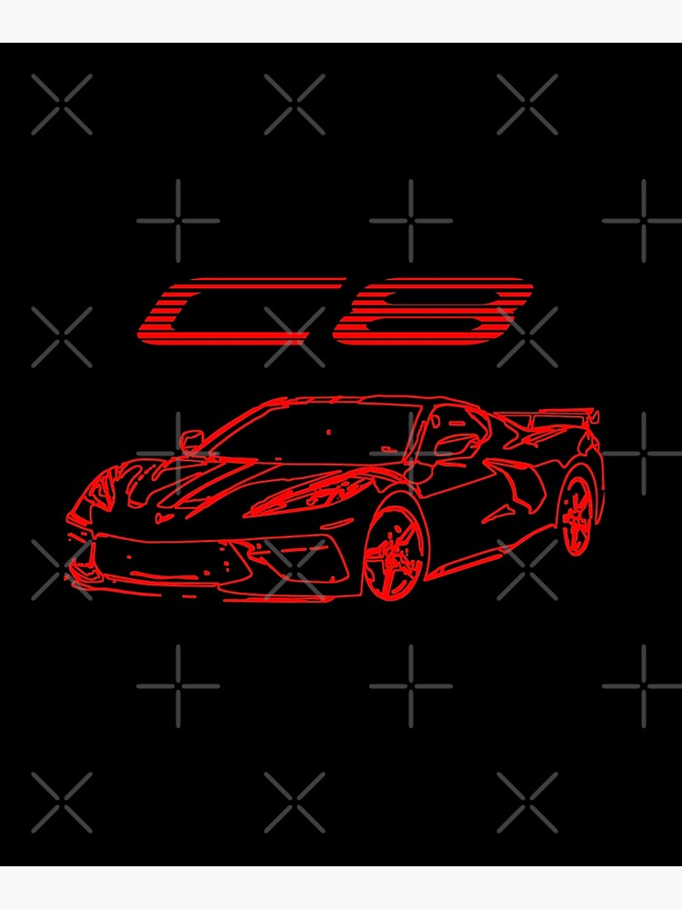 2022 Corvette Outline