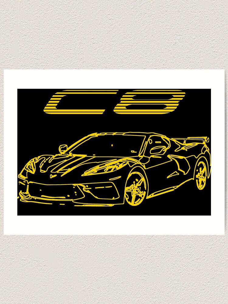2022 Corvette Outline