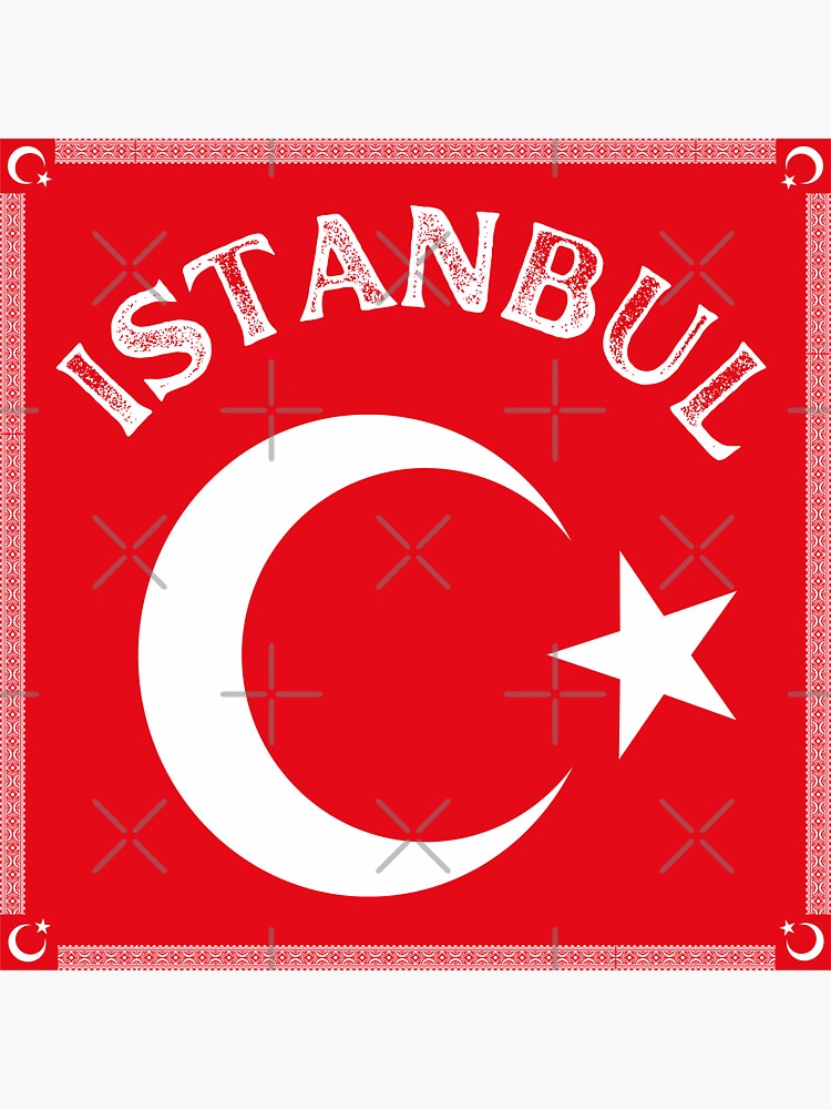 "Turkish City of Istanbul" Sticker by FedSherDesign | Redbubble