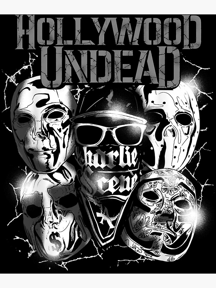 "Hollywood Undead - Official Merchandise - Metal Masks T-Shirt" Poster for Sale by bevanjnfos ...