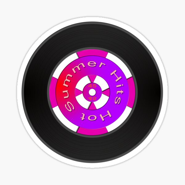 "45 Lp" Sticker by RudolfR | Redbubble