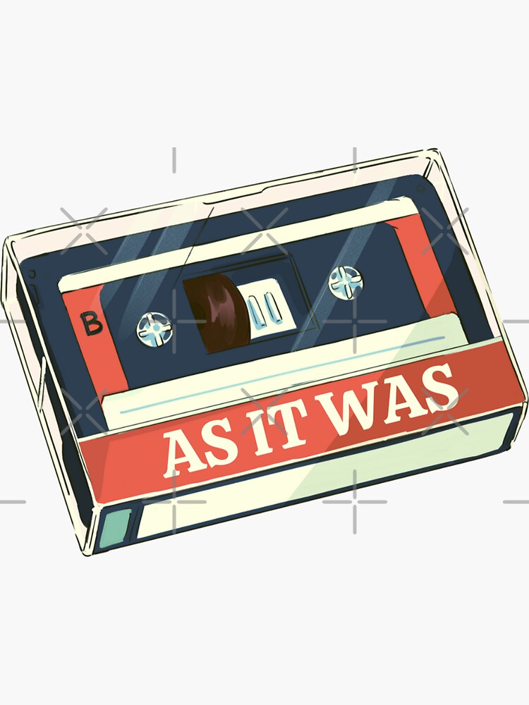 "As it was" Sticker by Lavannya | Redbubble