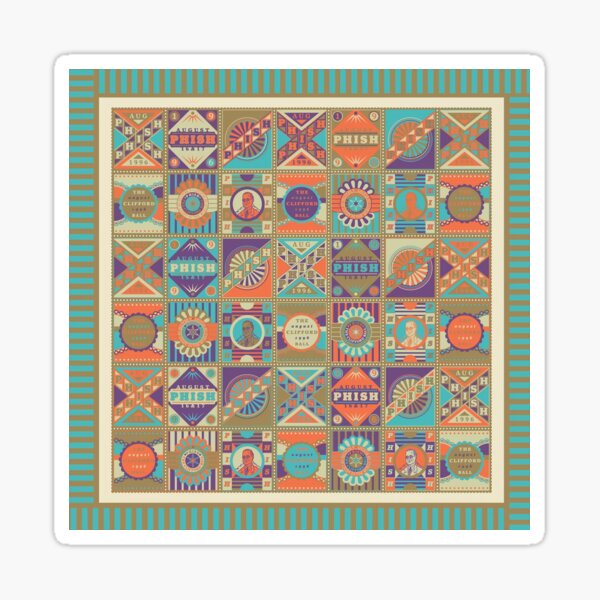 "Tour 2022 phish album" Sticker by kianbotak | Redbubble