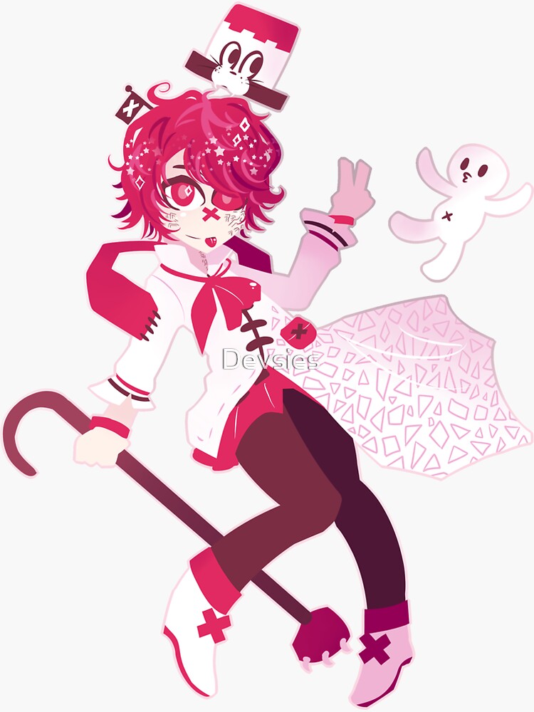 "Fukase and Point Sticker" Sticker for Sale by Devsies | Redbubble