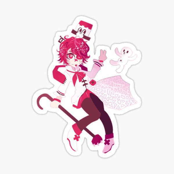 "Fukase and Point Sticker" Sticker for Sale by Devsies | Redbubble