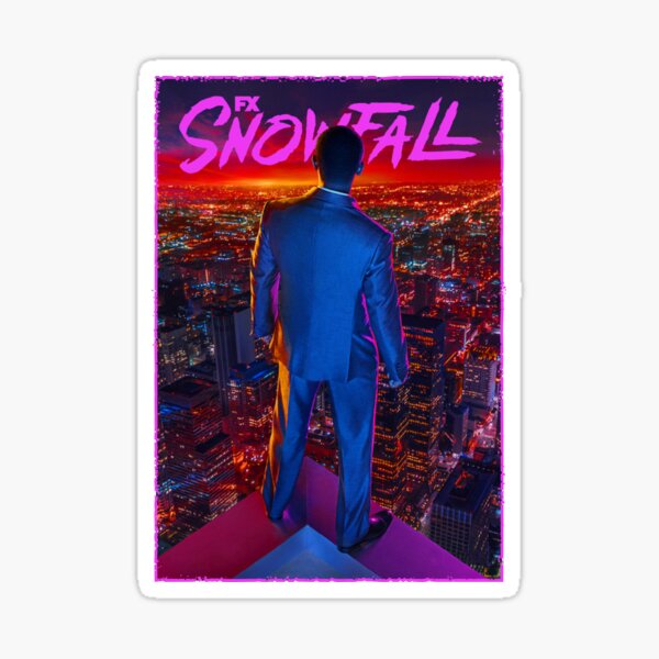 "SNOWFALL" Sticker by NelleKovacek | Redbubble