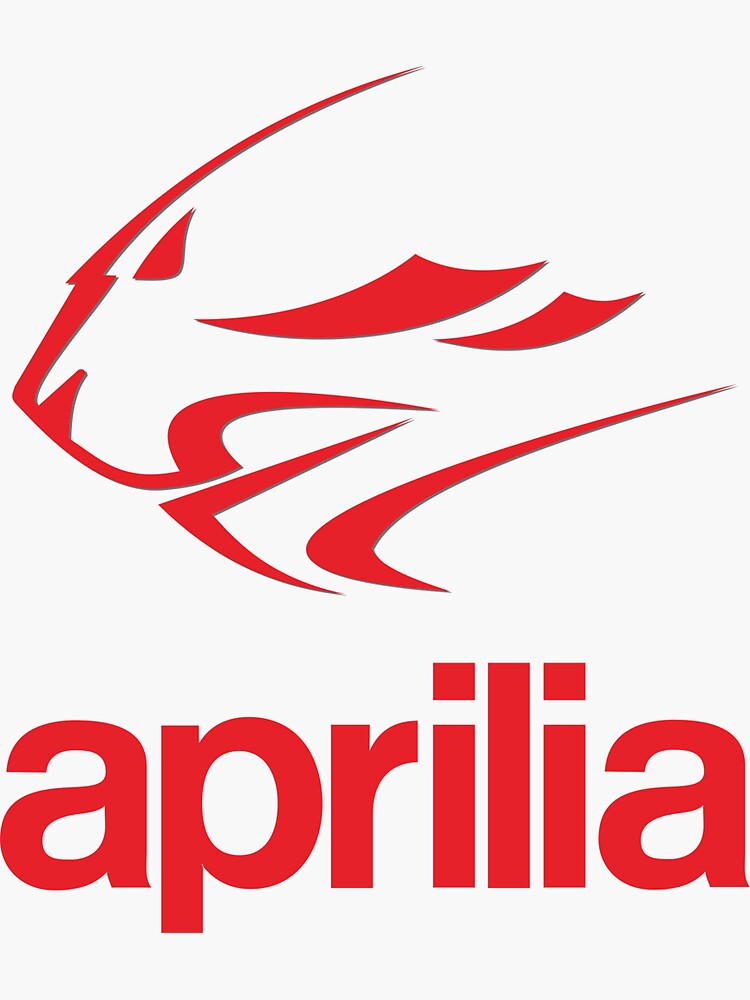 "logo aprilia motorcycle" Sticker by allardbnsn | Redbubble