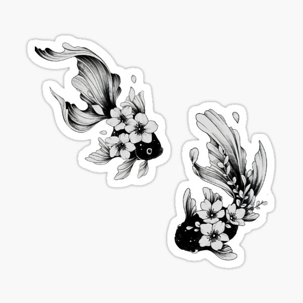 "Koi fish" Sticker by L1pSiStore | Redbubble