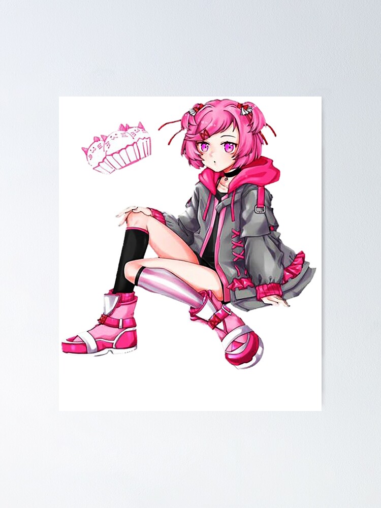 "cute ddlc natsuki " Poster for Sale by talasiadecosta | Redbubble