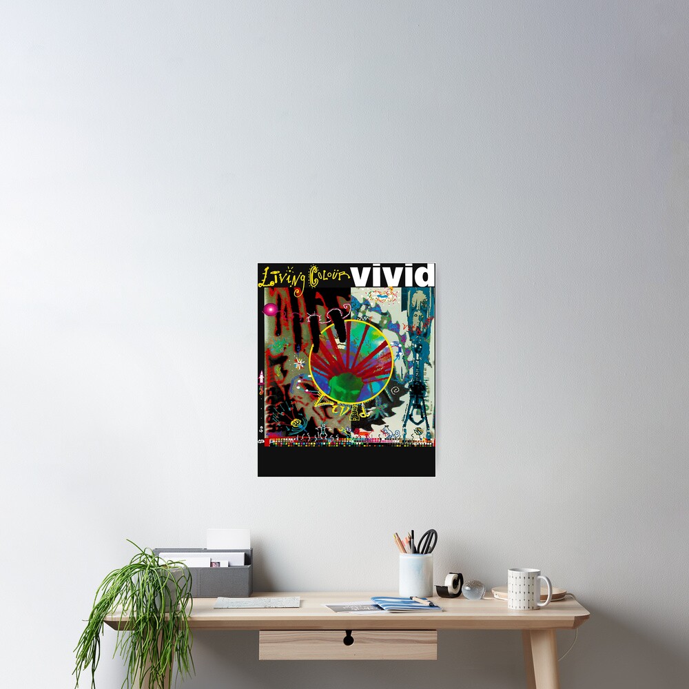 "Living colour rock band legend vivid album" Poster for Sale by ...