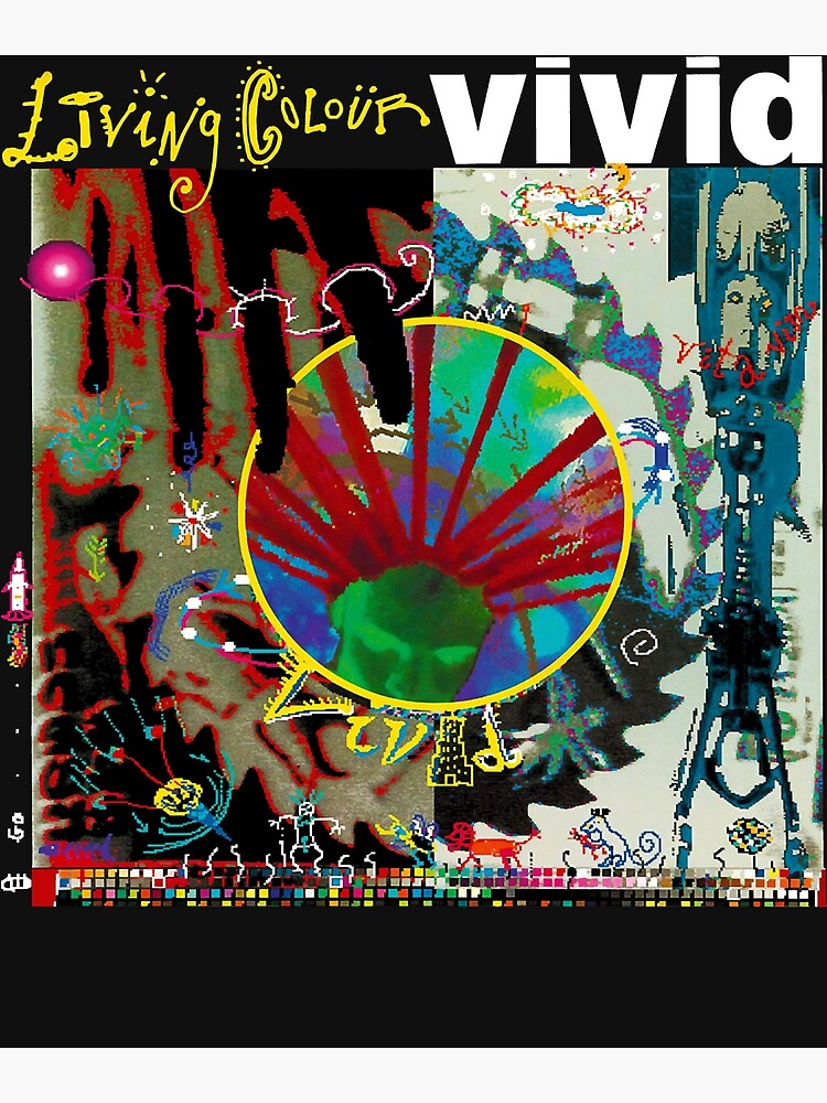 "Living colour rock band legend vivid album" Poster for Sale by ...