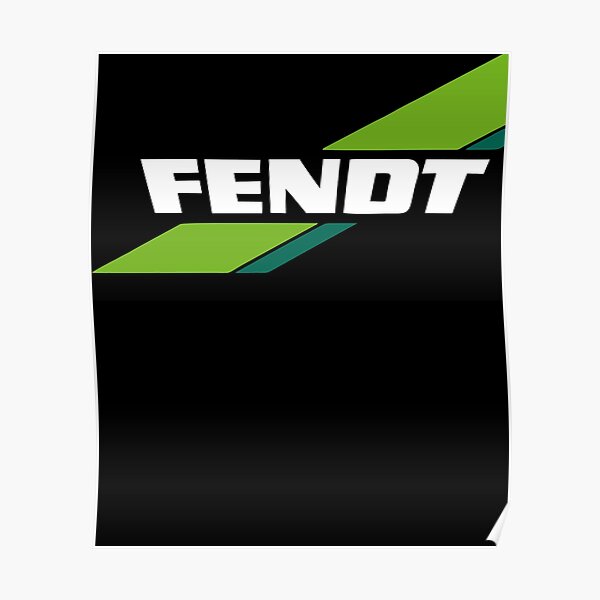 " Fendt Tractors Logo " Poster for Sale by elaniastu | Redbubble
