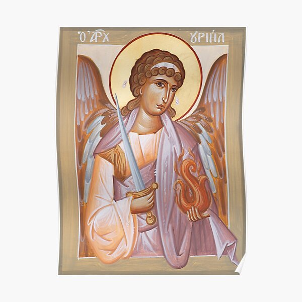 "Archangel Uriel" Poster for Sale by ikonographics | Redbubble