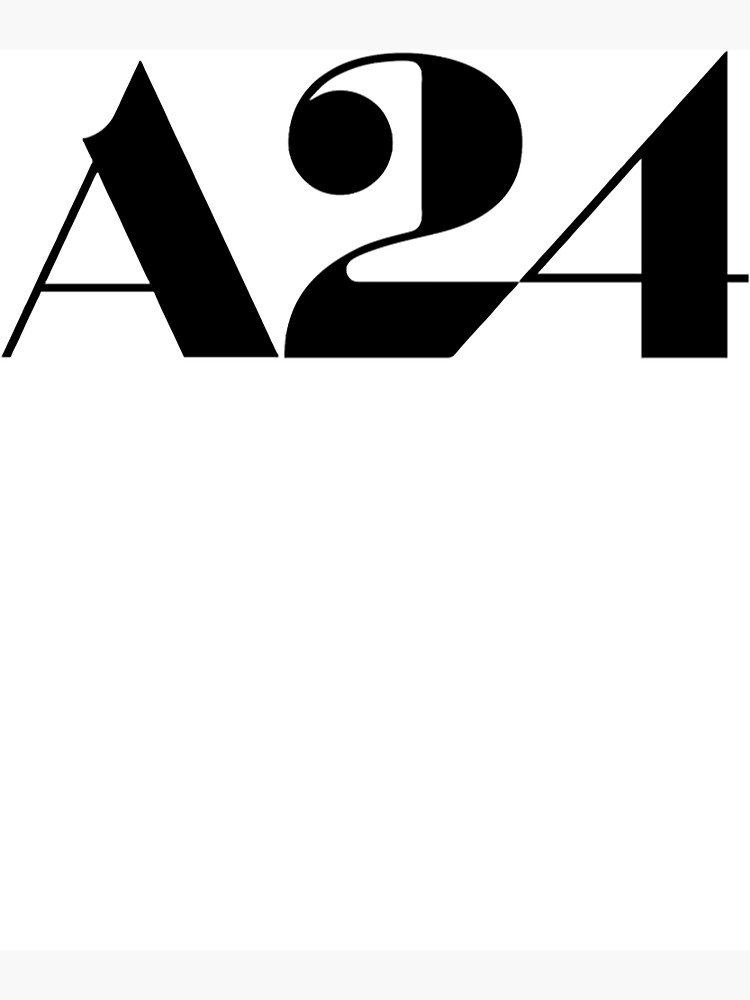 "A24 logo " Poster for Sale by leilanelhard | Redbubble
